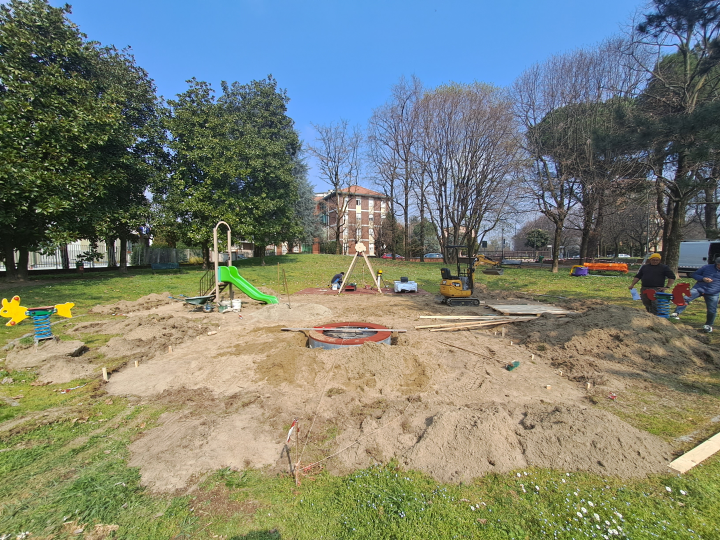 Parco Redipuglia lavori di riqualificazione realizzazione parco giochi ...