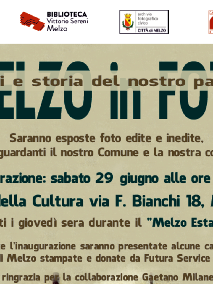 Melzo in foto: luoghi e storia del nostro passato - Comune di Melzo ...